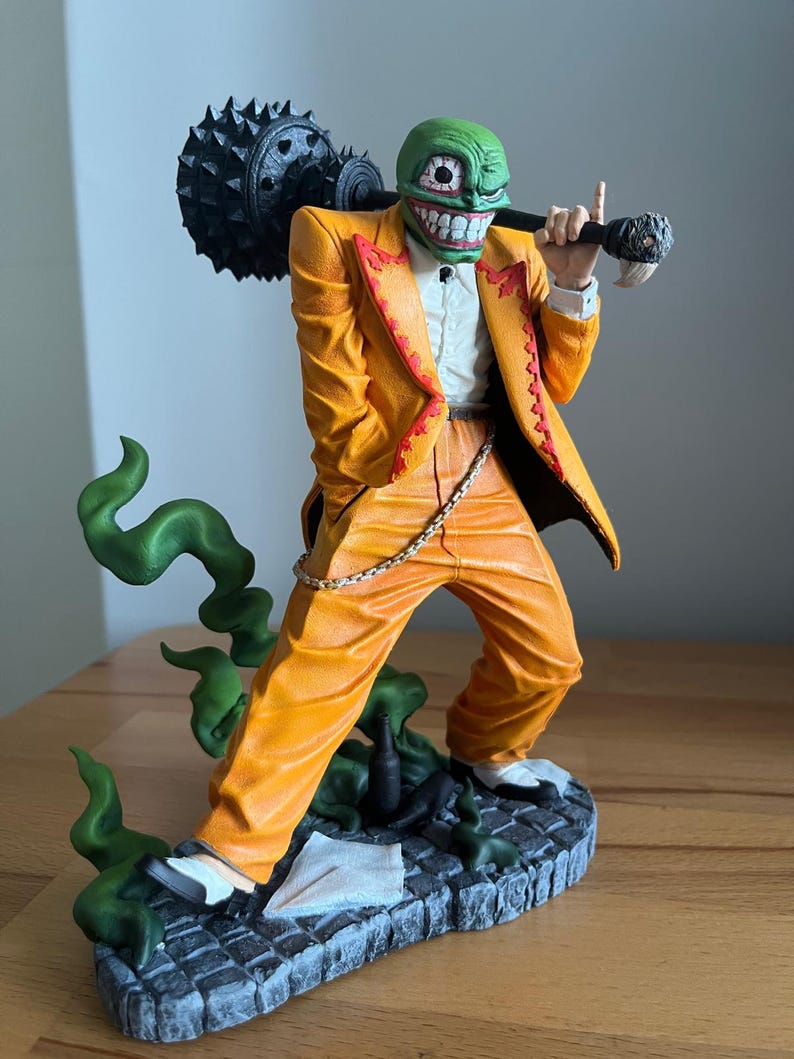 Handcrafted the Mask 3D Printed Figure - Airbrush Painted - Etsy