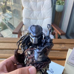 Hand-painted Predator Figurine Sculpture - Etsy