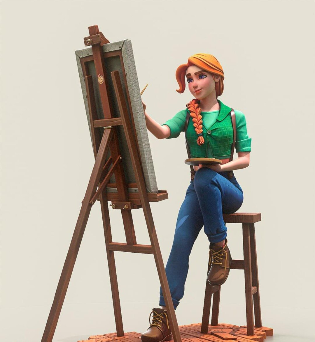 Handcrafted Leah Figure Stardew Valley 3D Printed Collectible Statue - Etsy
