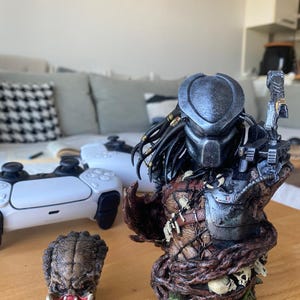 Hand-painted Predator Figurine Sculpture - Etsy