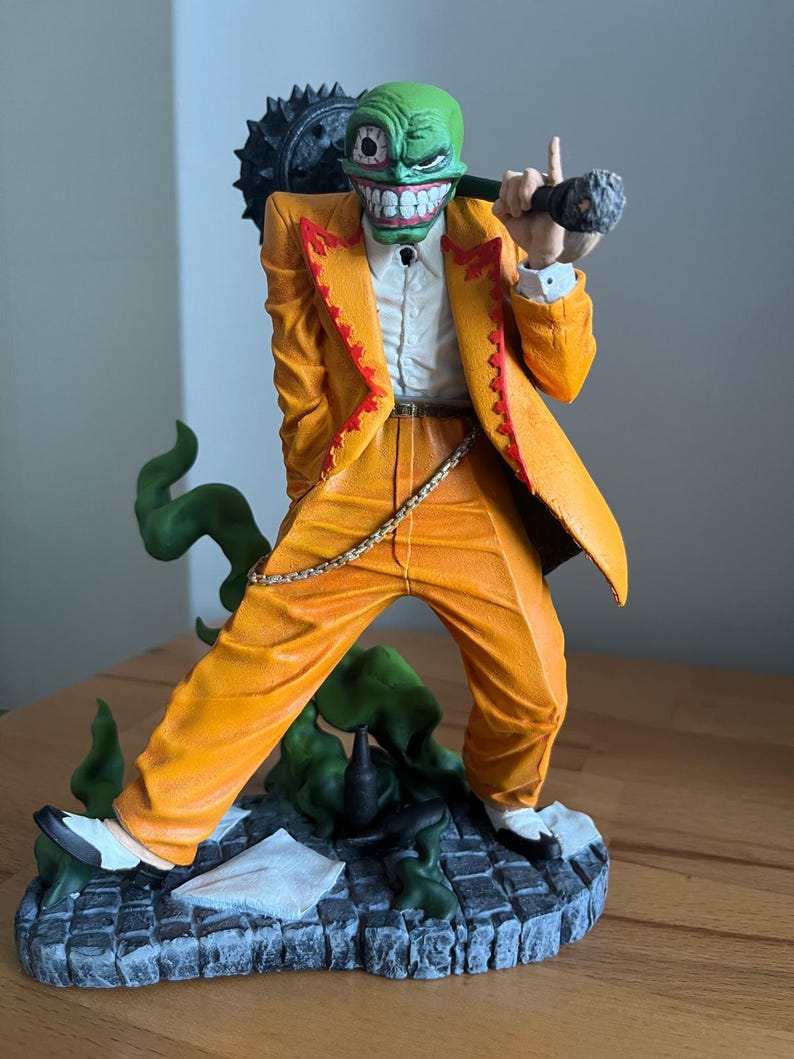 Handcrafted the Mask 3D Printed Figure - Airbrush Painted - Etsy