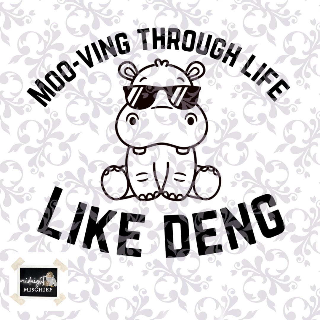 Moo Deng SVG - Etsy Australia
