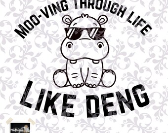 MOO DENG SVG, Trending Svg, Moo Deng Png, Trending Png, Spirit Animal ...