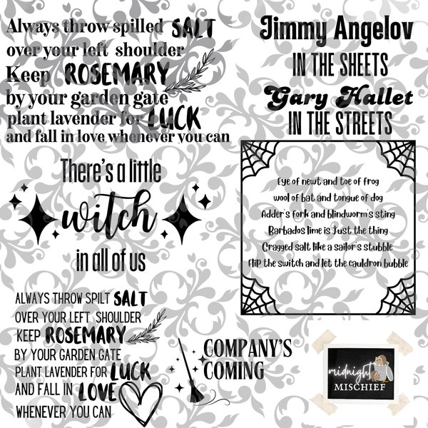 Practical Magic Svg - Etsy