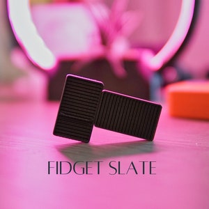 Clicky Slidey Fidget Slate - Slide, Push, Flip and Click, Stress Relief ...