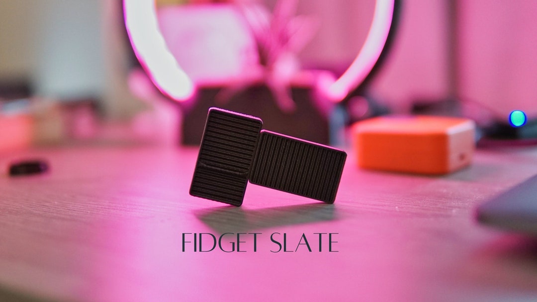 Clicky Slidey Fidget Slate - Slide, Push, Flip and Click, Stress Relief ...