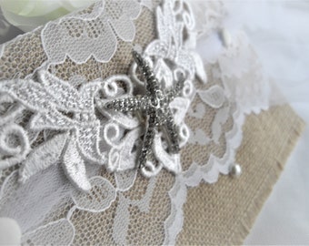 Burlap bouquet wrap | Etsy