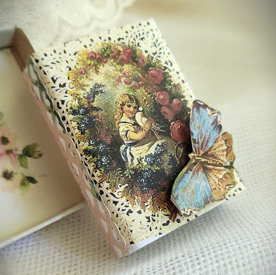 Miniature Bouquet Surprise Box Gift Ready One of A Kind Tussie Mussie ...