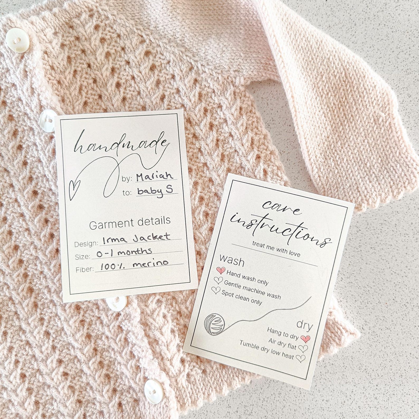 Knitting Gift Tags, INSTANT DOWNLOAD, Knit Project Tag, Craft Printable ...