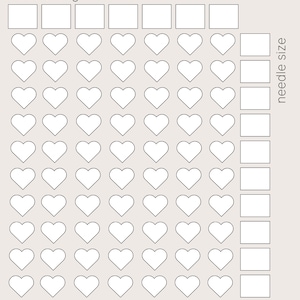 Knitting Needle Stash, INSTANT DOWNLOAD, Knitters Organizer Pdf ...