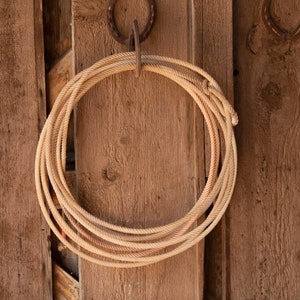 Authentic Cowboy Lariat Rope | Real Used Lasso | Western Ranch Decor ...