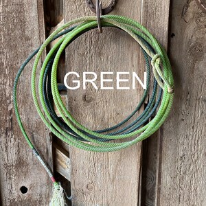 Colored Authentic Lariat/lasso Rope Used by a Real Cowboy Western Decor ...