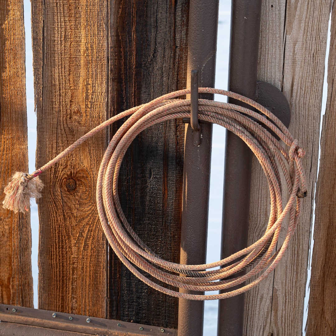Desert Rose Ranch Rope | Authentic Used Cowboy Lariat | Western, Rodeo ...