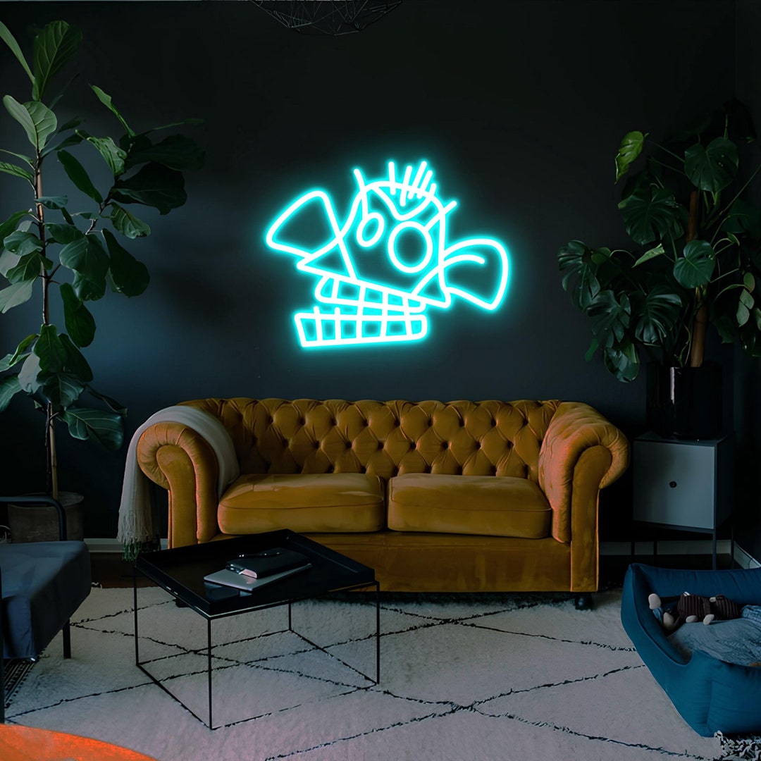 Jinx Graffiti Neon Sign, Custom Gamer Gift, Neon Lights Anime Figure ...