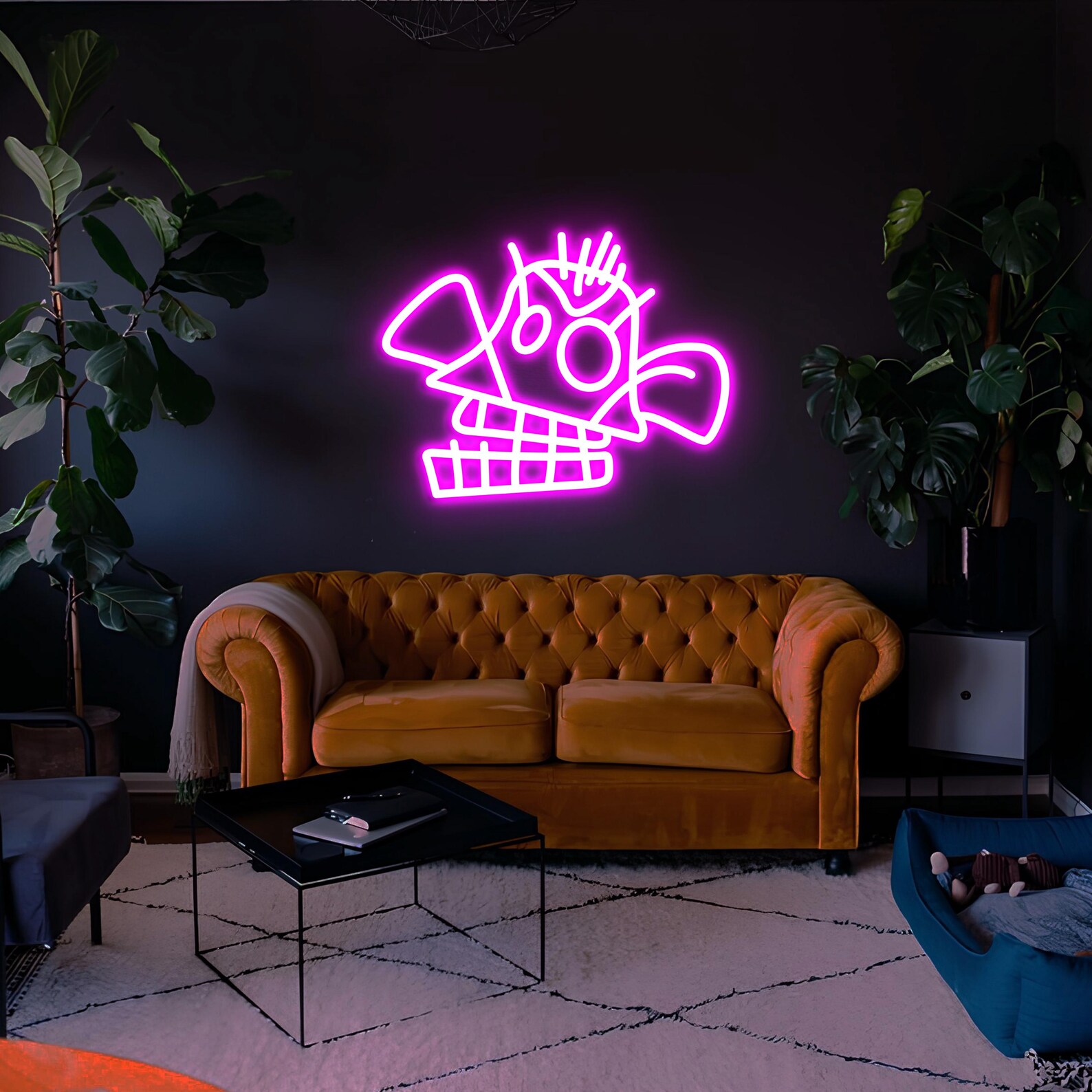 Jinx Graffiti Neon Sign, Custom Gamer Gift, Neon Lights Anime Figure ...