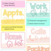 Google Keep Headers, Minimalist Design, Cute Fonts, Black and White - Etsy