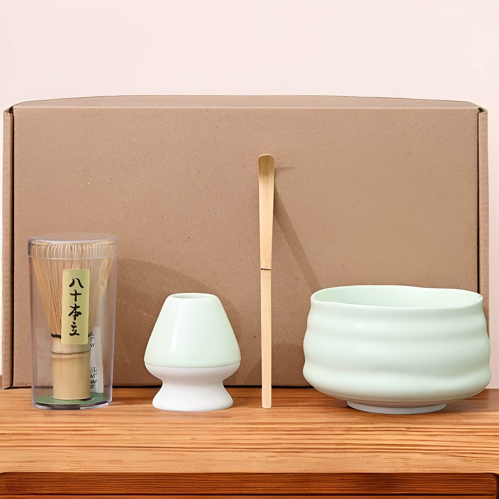 Gradient Matcha Gift Set for Girlfriend,hand-painted Ceramic Matcha ...