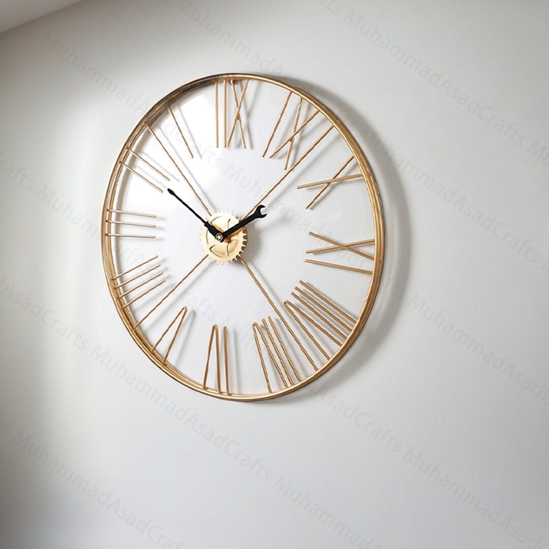 Roman Wall Clock,compass Large Wall Clock,wall Clock With Roman Numeral ...