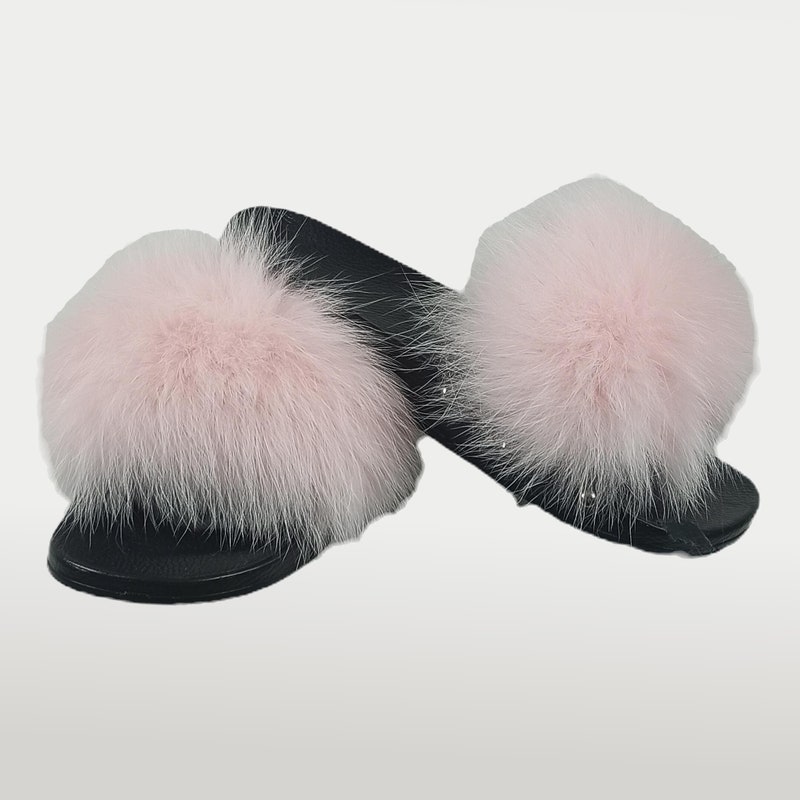 Fluffy Slides - Etsy