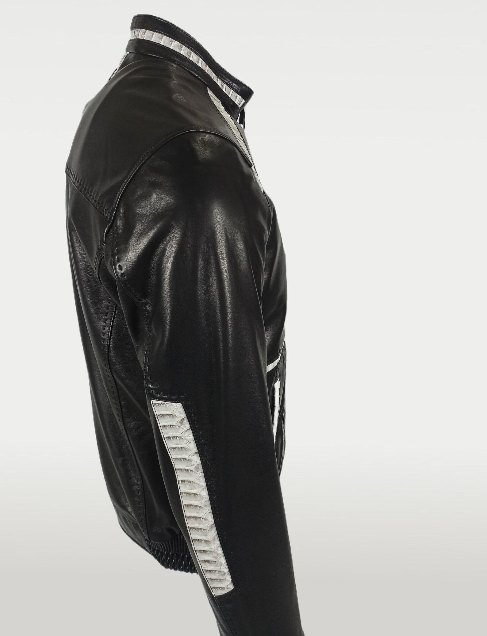 Genuine Python Skin Jacket | Genuine Leather Jacket With Real Python ...