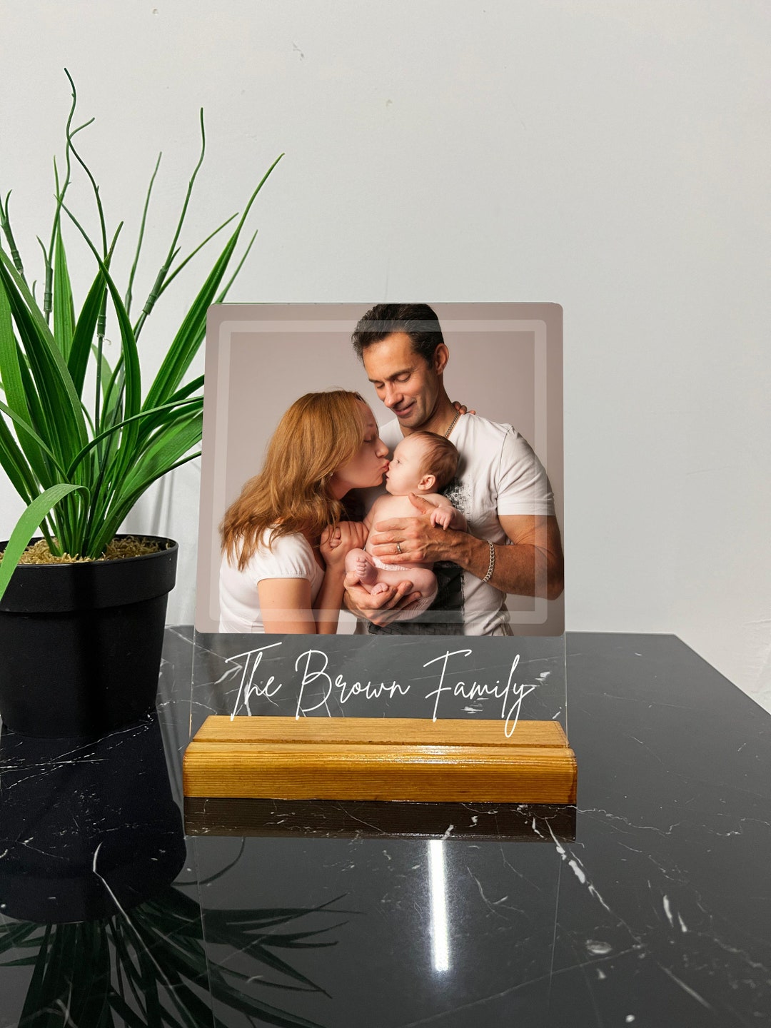 Custom Acrylic Photo Frame, Personalized Acrylic Picture Frame With ...