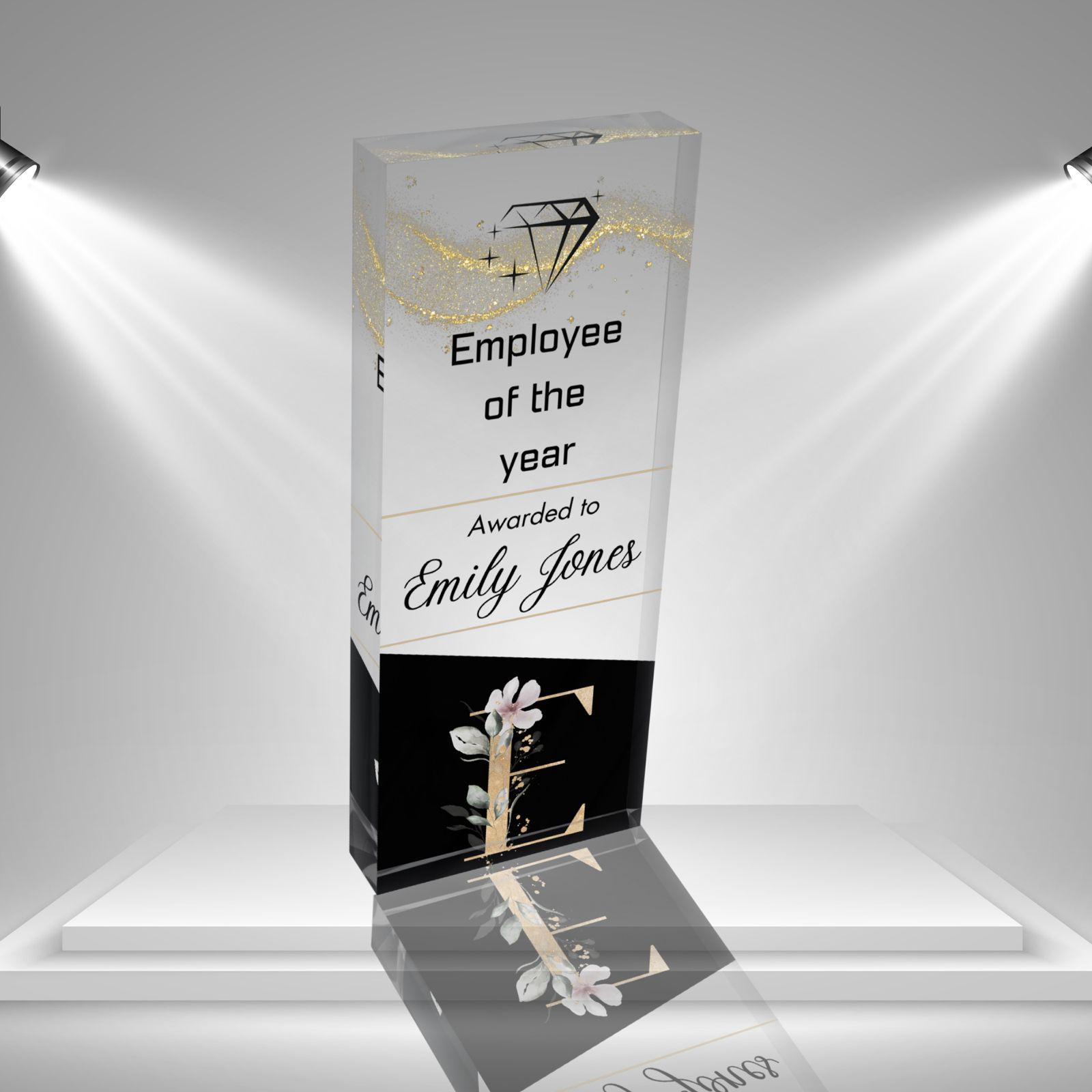 Custom Trophy, Custom Gilded Award Plaque, Corporate Trophy Award ...