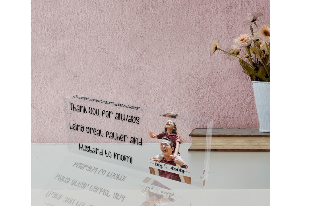 Personalized Acrylic Photo Block, Custom Photo Gift, Acrylic Glass ...