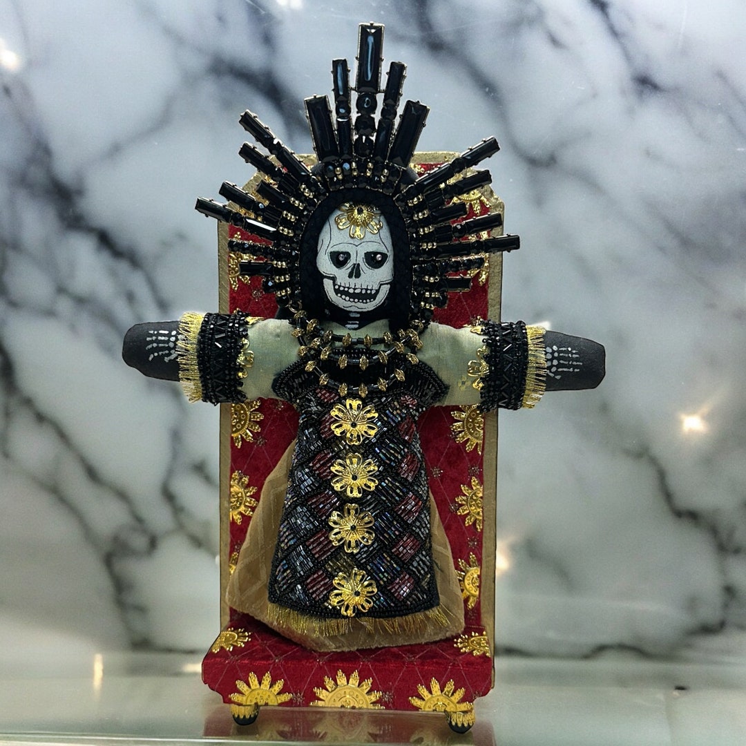 Unique Mojo Doll in Red Black and Gold! A Handcrafted, Magical and ...