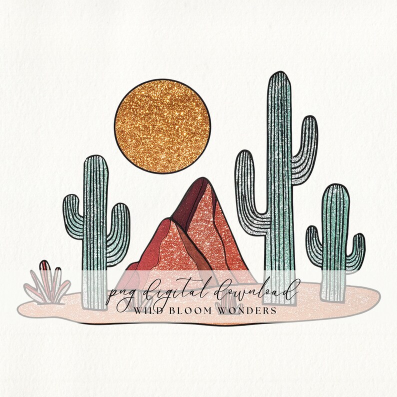 Nature Png Design Minimalist Png Line Art Png Glitter Png Earth Tones ...