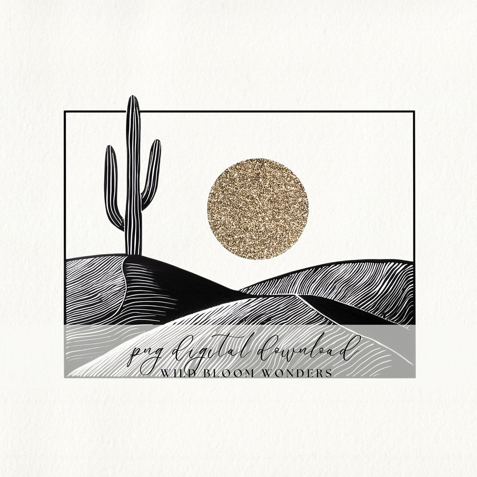 Nature Png Design Minimalist Png Line Art Png Glitter Png Earth Tones ...