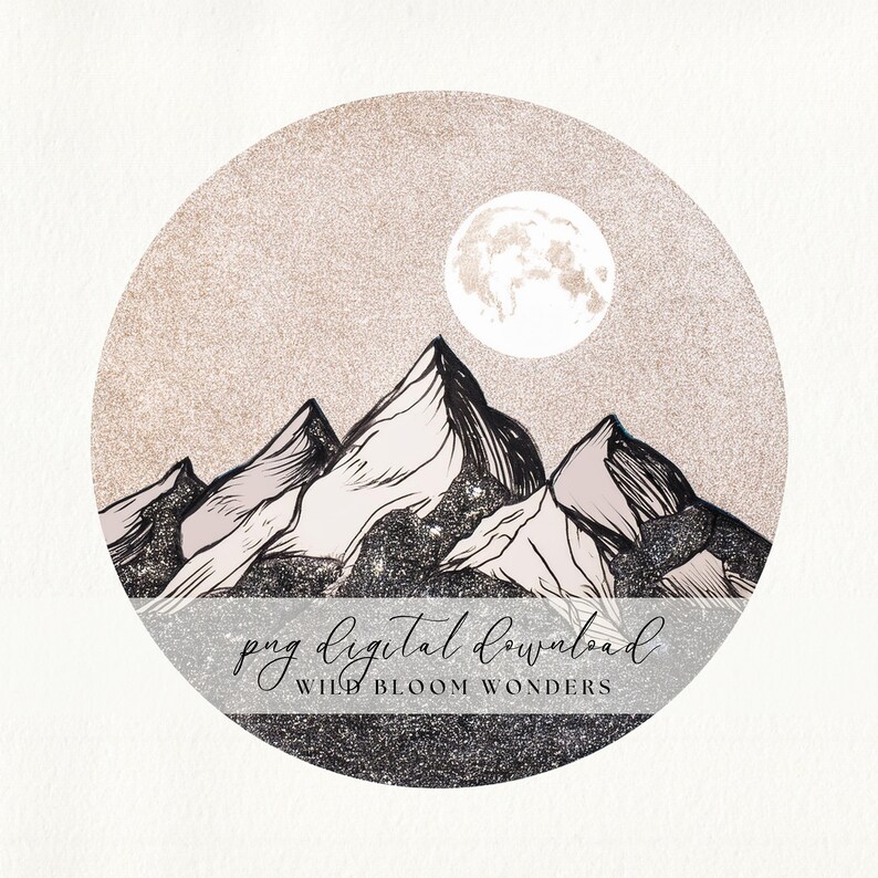 Nature Png Design Minimalist Png Line Art Png Glitter Png Earth Tones ...