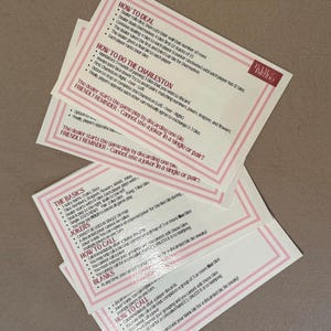 PRINTABLE Mahjong Rules Card American Mahjong Cheat Sheet Mahjong for ...