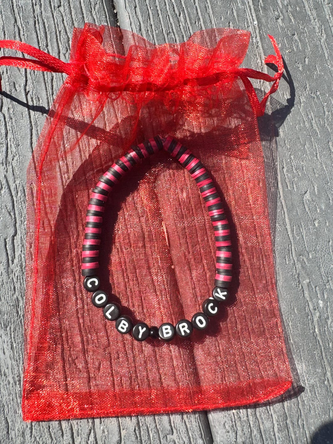 Colby Brock Clay Beaded Bracelet - Etsy