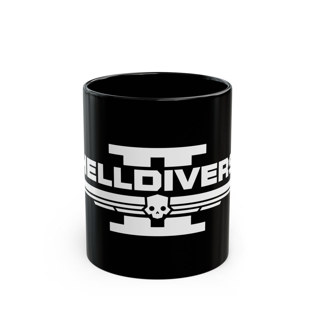 Helldivers 2 Black Soldier Edition 11 or 15 Oz Ceramic Mug From the ...