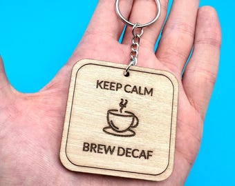 You've Got This Round Wooden Key Chain, Wooden Key Ring, Anxiety Gift ...