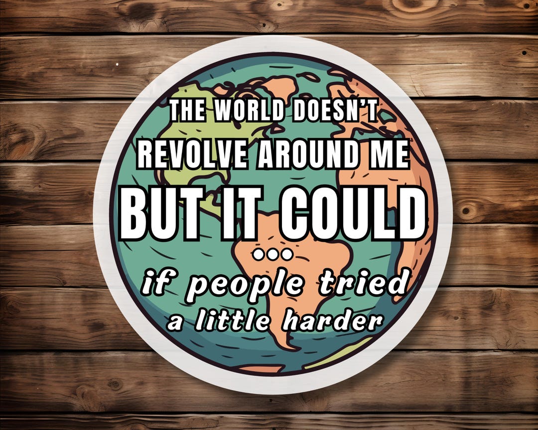 Sarcastic Sticker, Funny Vinyl Decal, Waterproof Sticker for Laptops ...