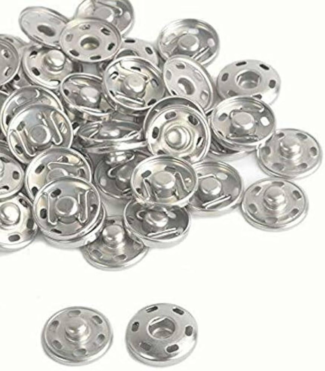 Packs Rust Proof Press Studs Poppers Snap Fasteners Sewing Craft Metal ...