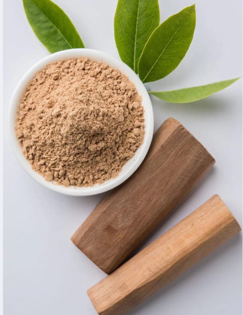 Organic Pure Sandalwood Powder White Sandalwood Powder - Etsy
