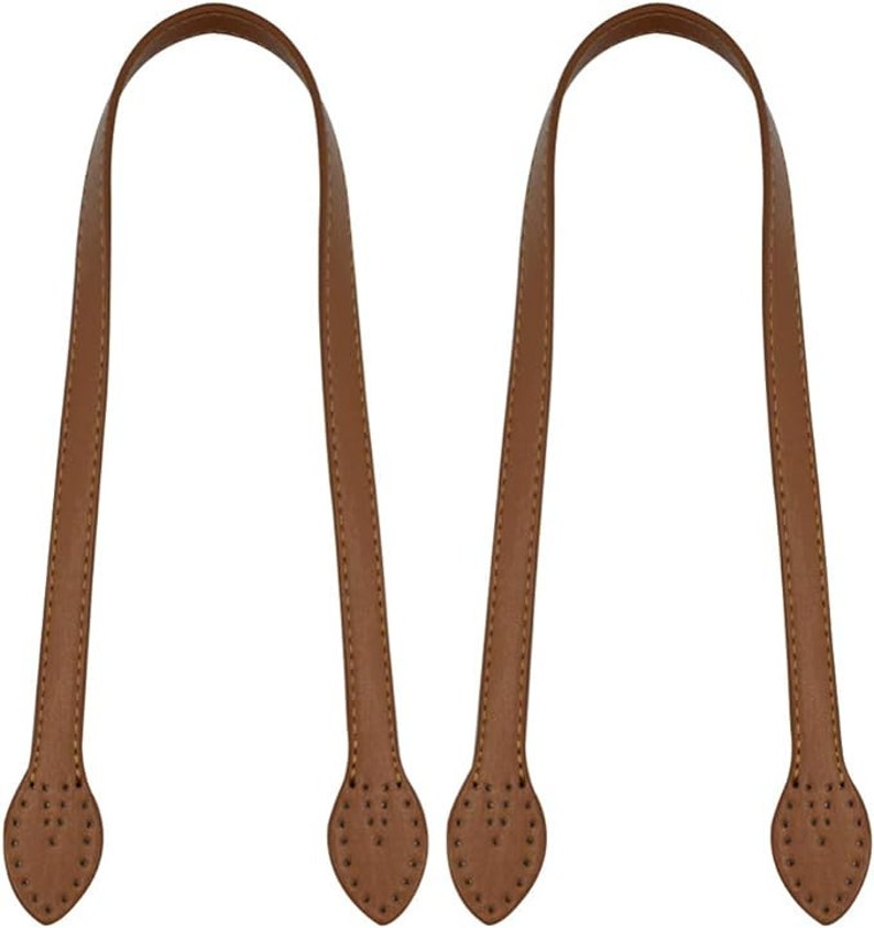 2 Pcs Leather Bag Handles Bag Making DIY Craft Art Prosperveil Purse ...