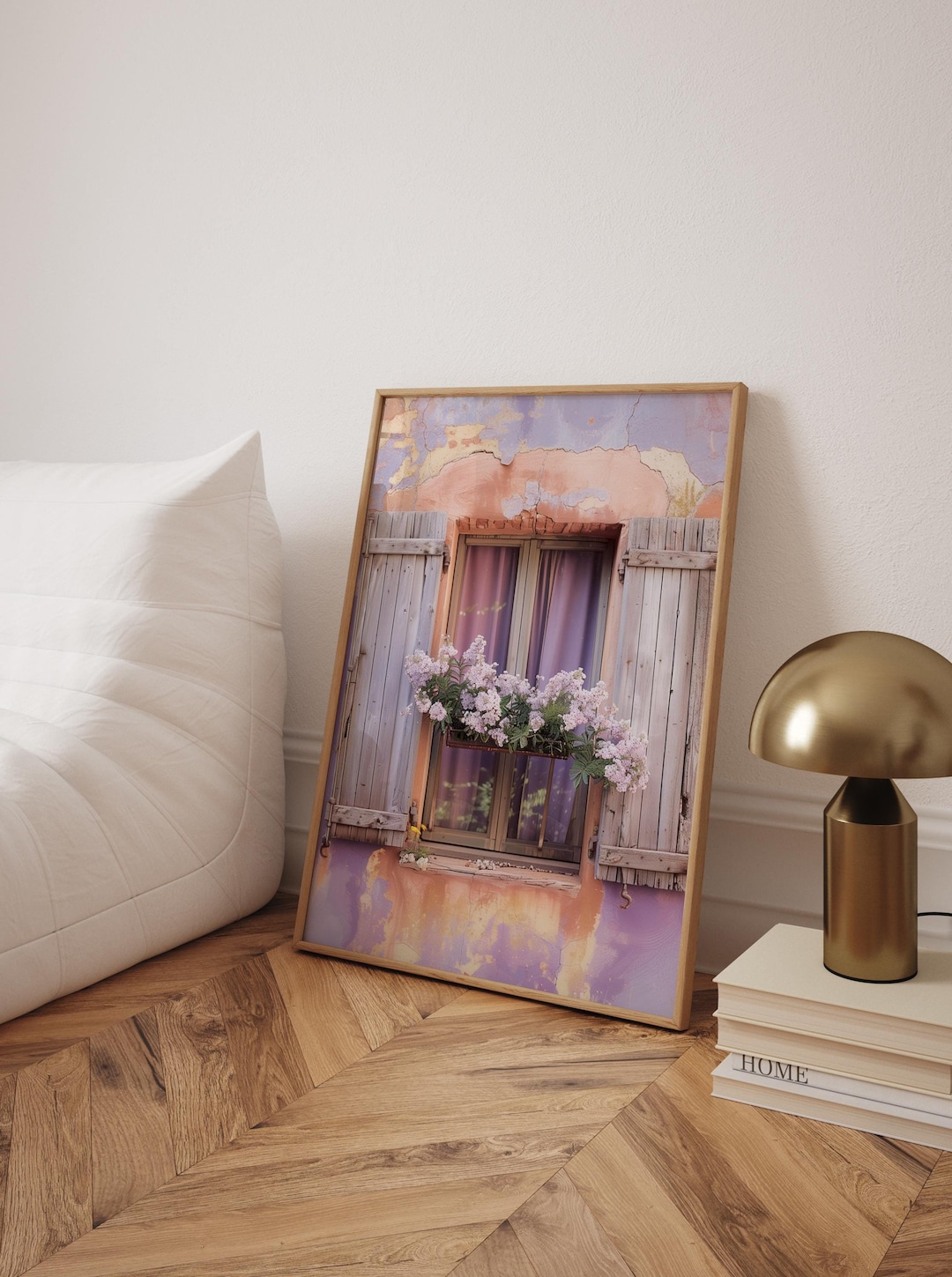 Pastel Window Poster Trendy Printable Wall Art Pastel Decor Neutral Art ...