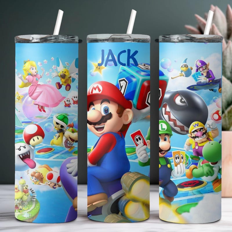 Super Mario Stainless Cup - Etsy