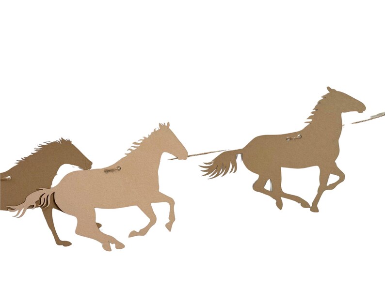 The Horse Garland - Etsy