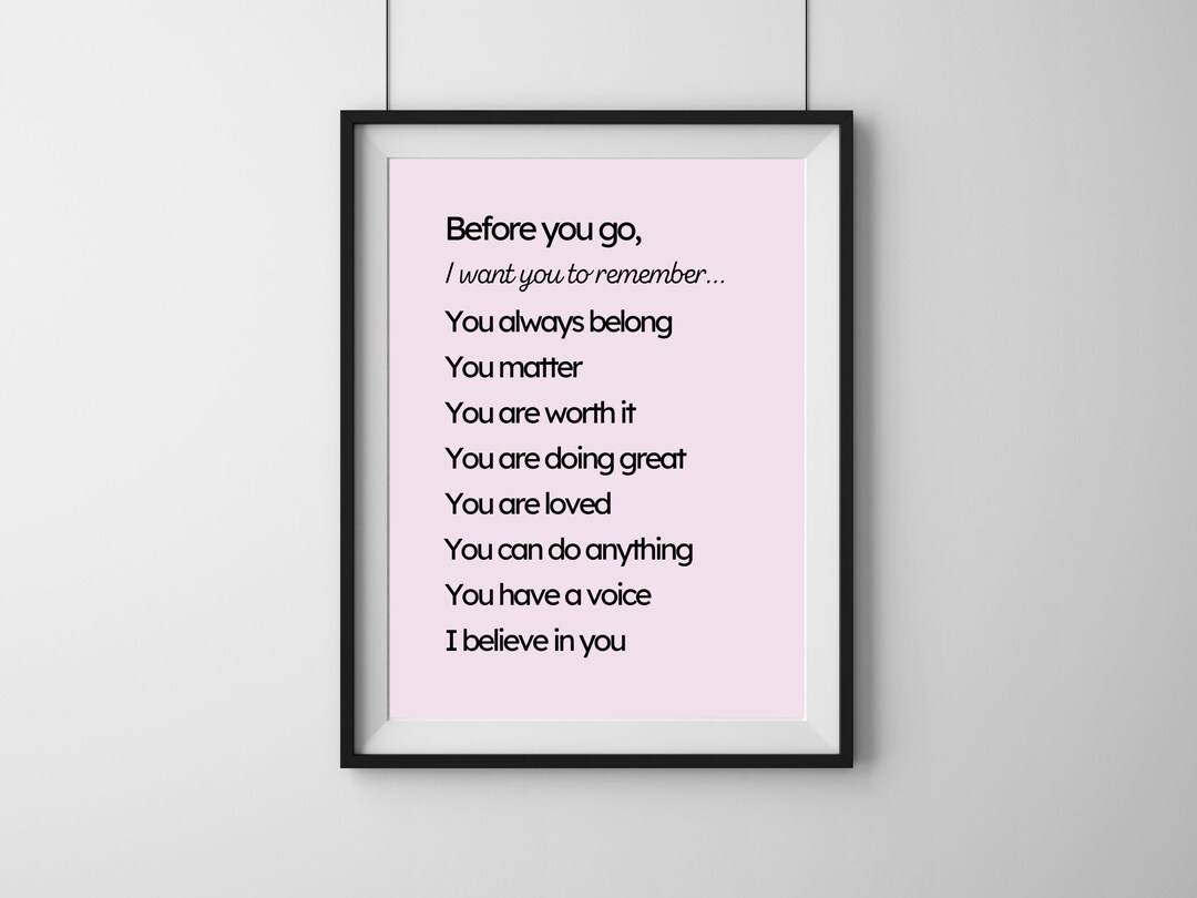 Affirmation Wall Art Inspirational Classroom Decor Kids Room Decor ...