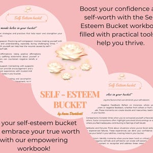 Self-esteem Bucket Ebook-workbook | Mindfulness & Self-care Workbook ...