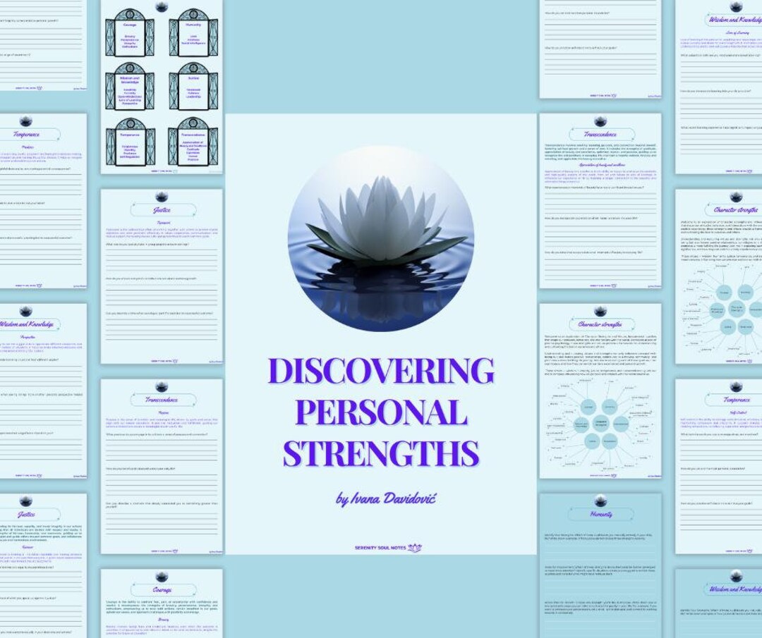 Personal Strengths Workbook | Self-awareness, Character Growth (PDF) - Etsy