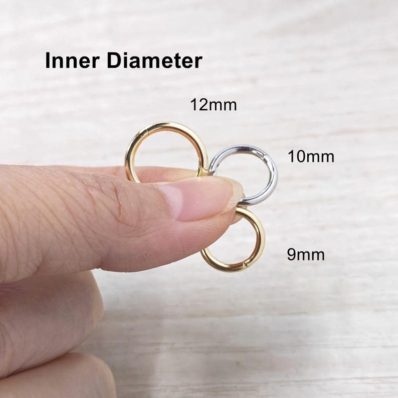 Sterling Silver Small Hoop Earrings Set, 14K Gold Stackable Hinged ...