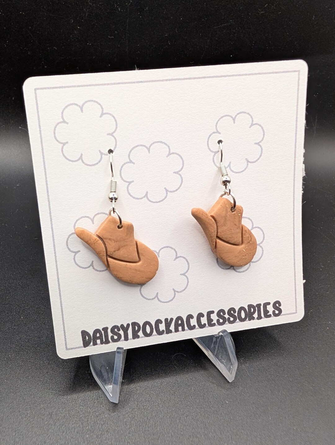 Cowboy Hat Polymer Clay Fishhook Earrings - Etsy