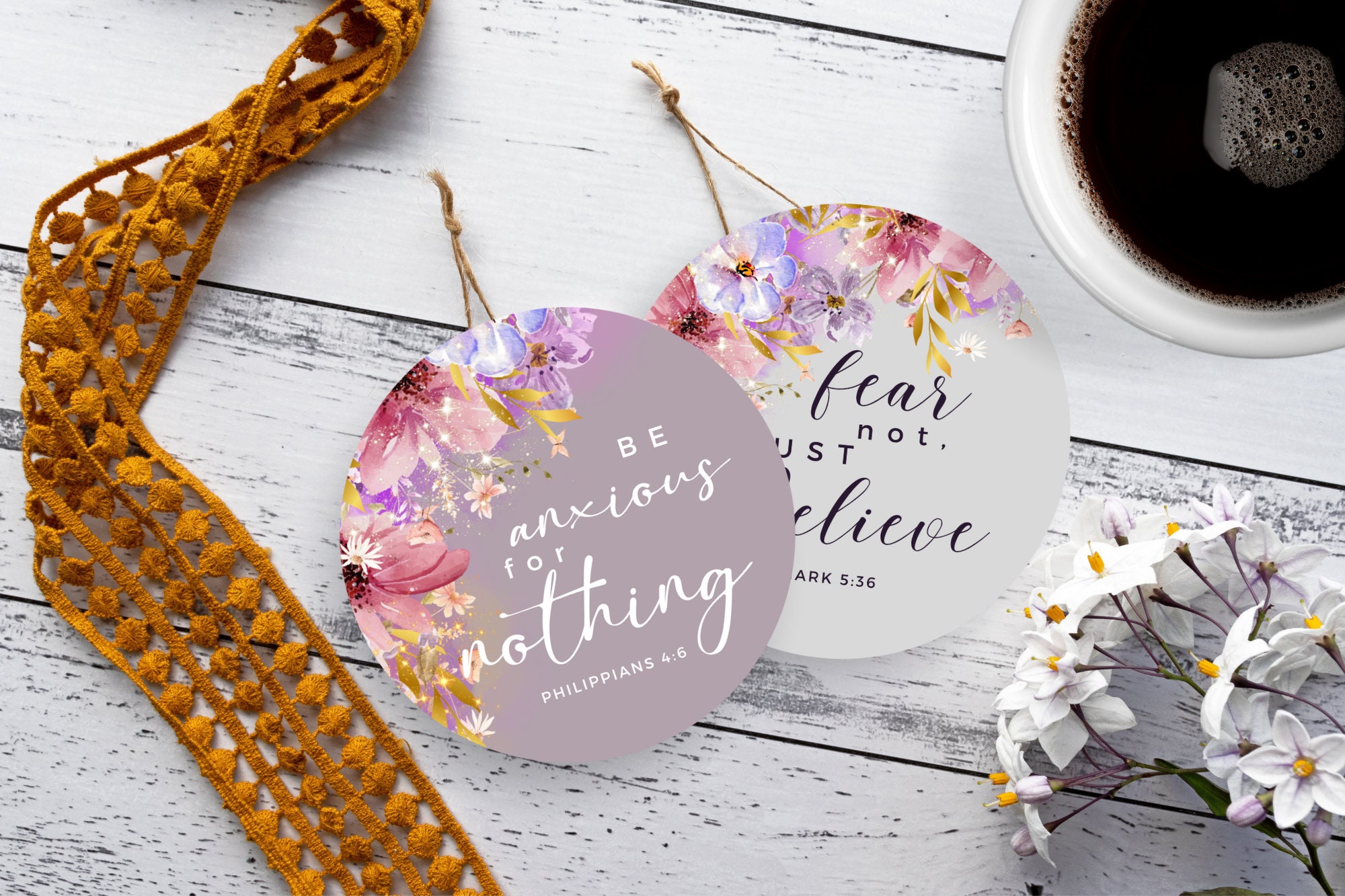 3x3 Inch Printable Bible Verses Round Cards Set #222 Digital Download ...