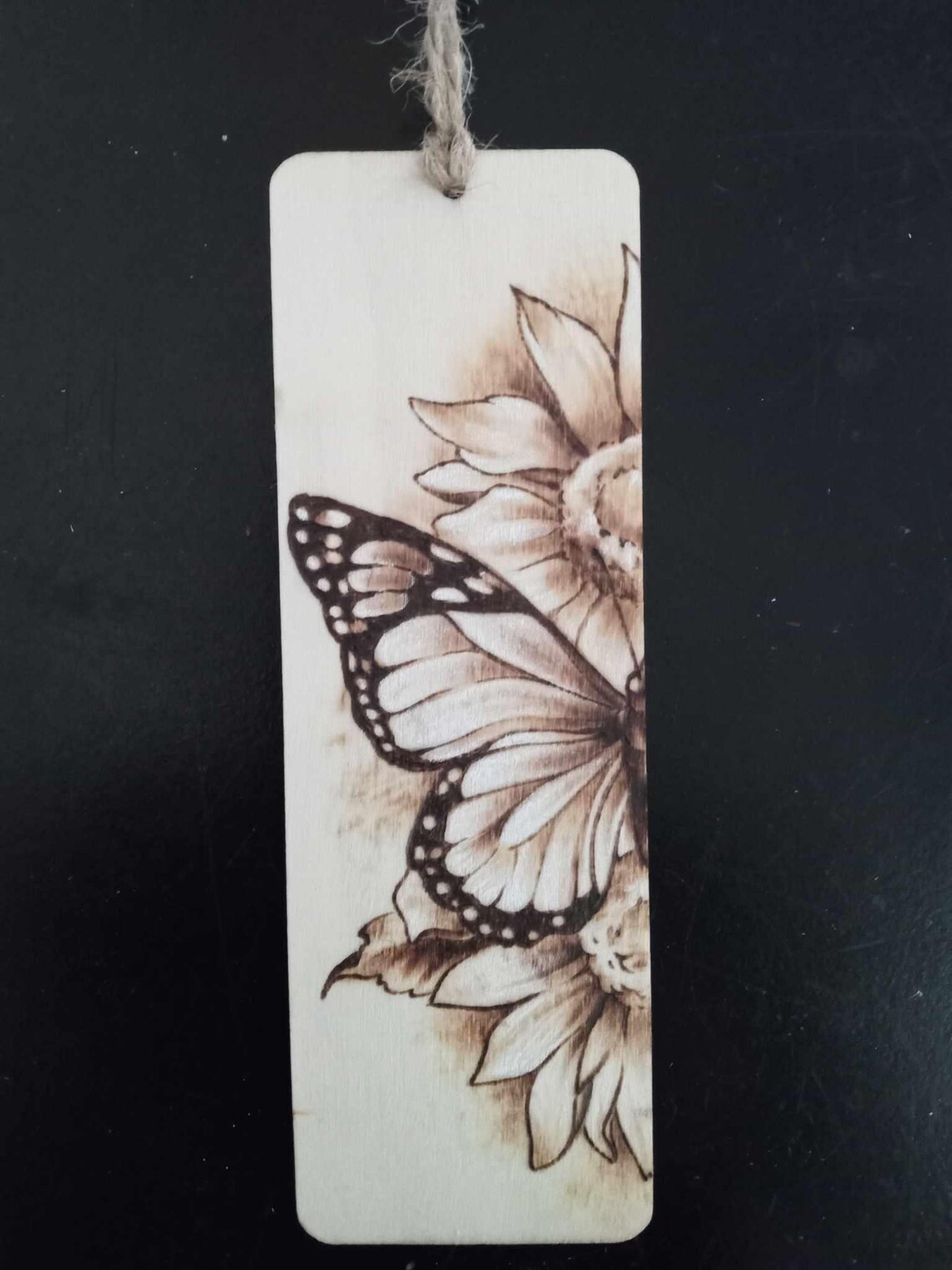 Wood Burned Butterfly Bookmark - Etsy