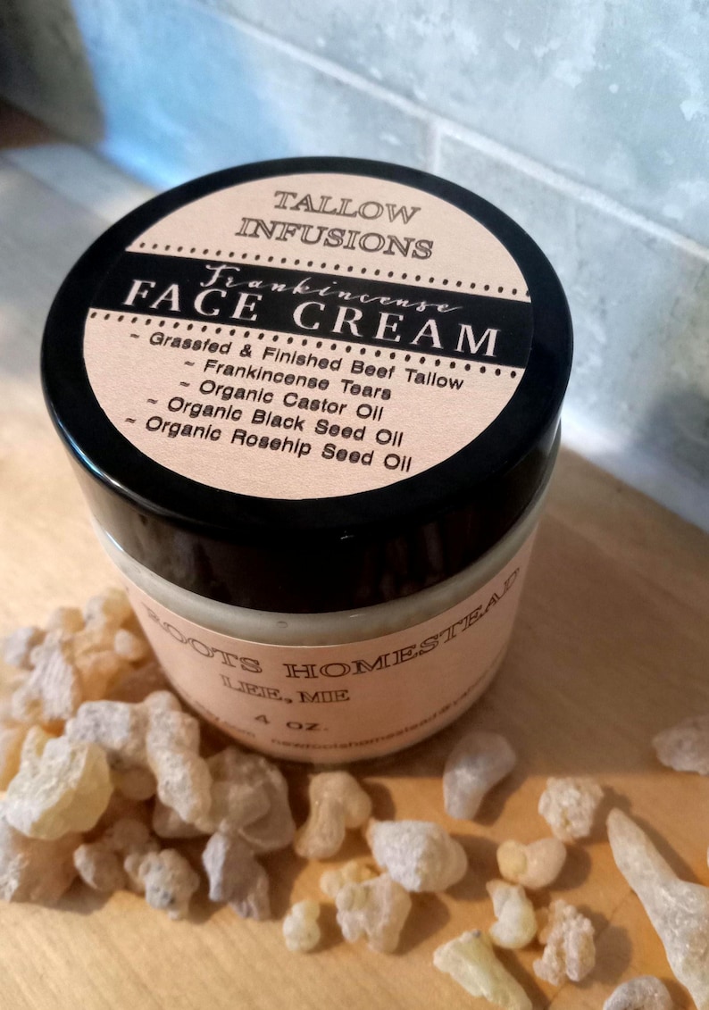 FRANKINCENSE FACE CREAM - Tallow Infusions - Etsy